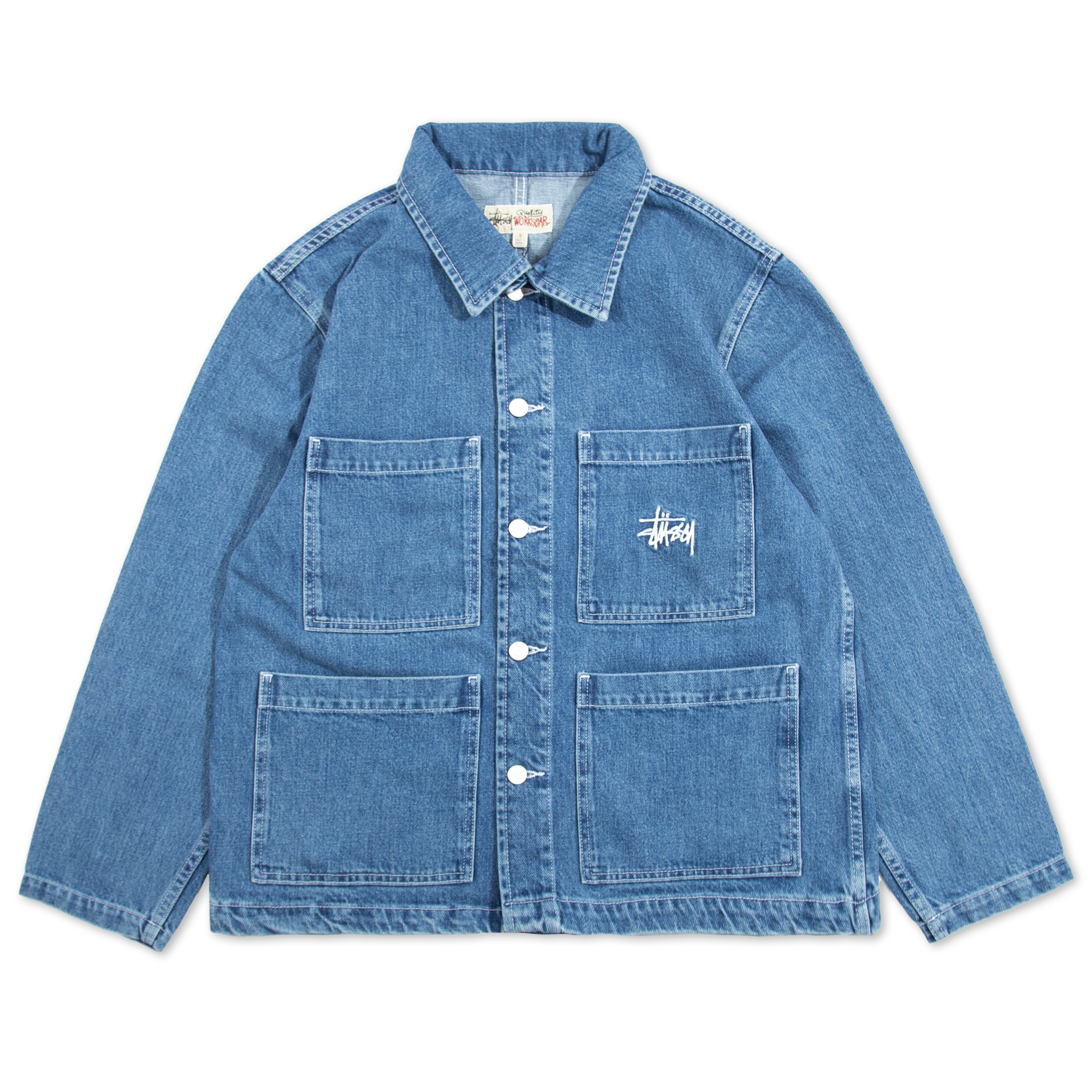 Stüssy Denim Chore Jacket - Blue – Dogfish Menswear