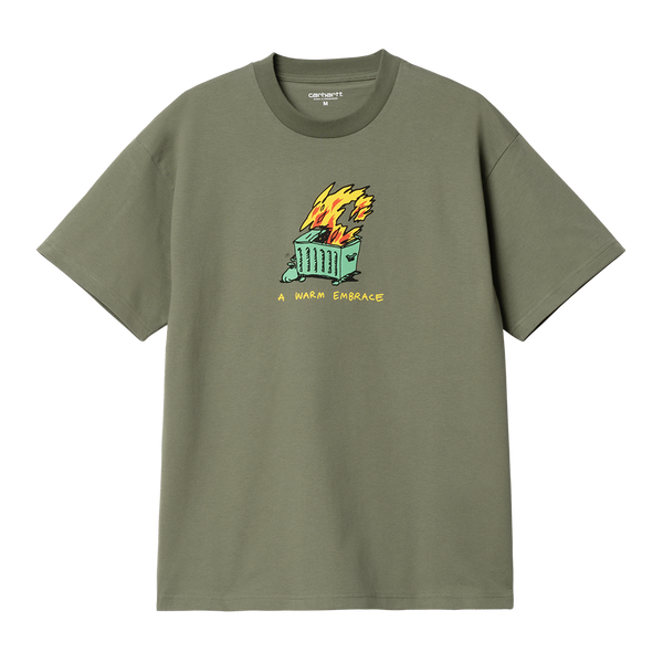 Carhartt WIP SS Warm Embrace Tee - Dollar Green – Dogfish Menswear